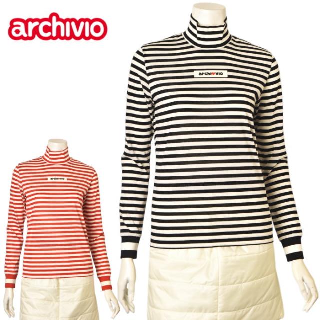 30％OFFセール！アルチビオ archivio ゴルフ 2025秋冬新作 レディース ハイネックプルオーバー モックネック 服 ゴルフウェア アウトレット