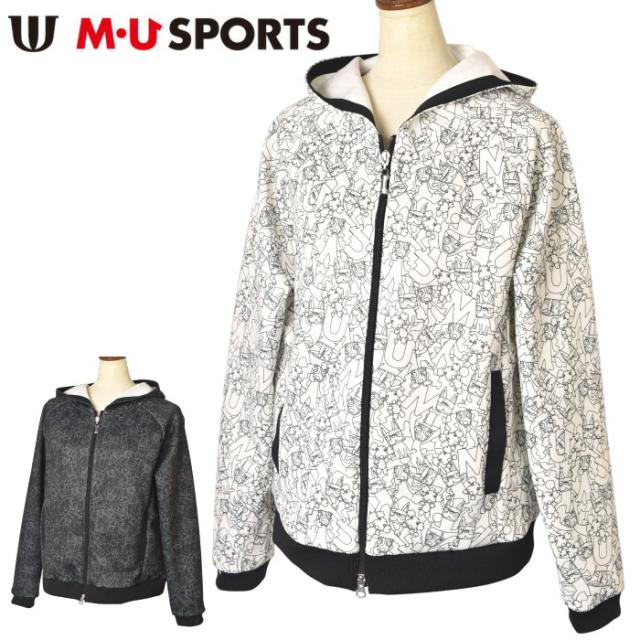 MUスポーツ M・U SPORTS ゴルフ 2025秋冬新作 レディース フーディージップアップブルゾン 服 ゴルフウェア