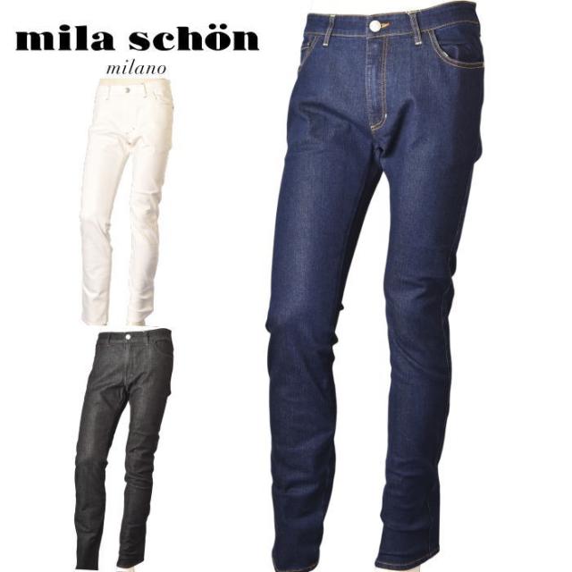 50％OFFセール！ミラショーン mila schon 2025春夏新作 メンズ デニム ジーンズ アウトレット