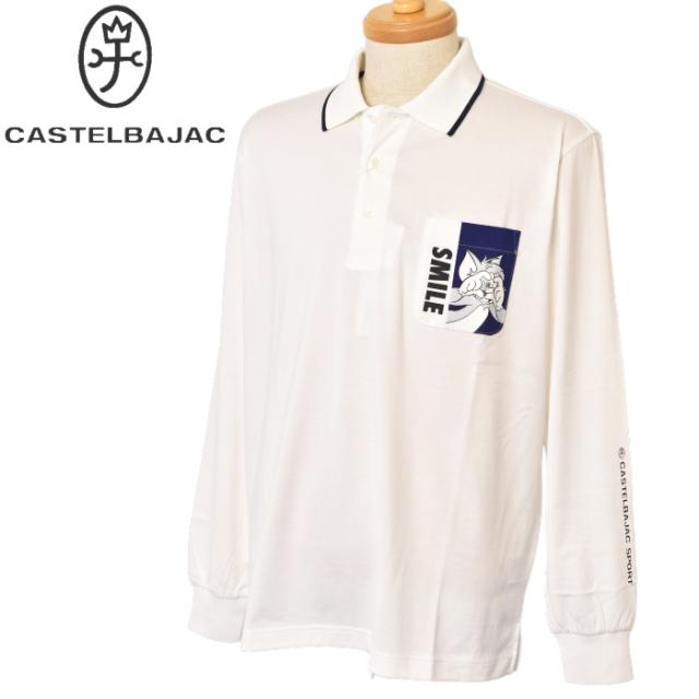 カステルバジャック スポーツ ゴルフ CASTELBAJAC 2025秋冬新作 メンズ トムとジェリー 長袖ポロシャツ 服 ゴルフウェア