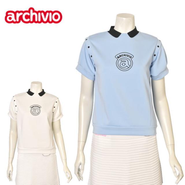 40％OFFセール！アルチビオ archivio ゴルフ 2025春夏新作 レディース 2WAYプルオーバー カットソー 服 ゴルフウェア アウトレット