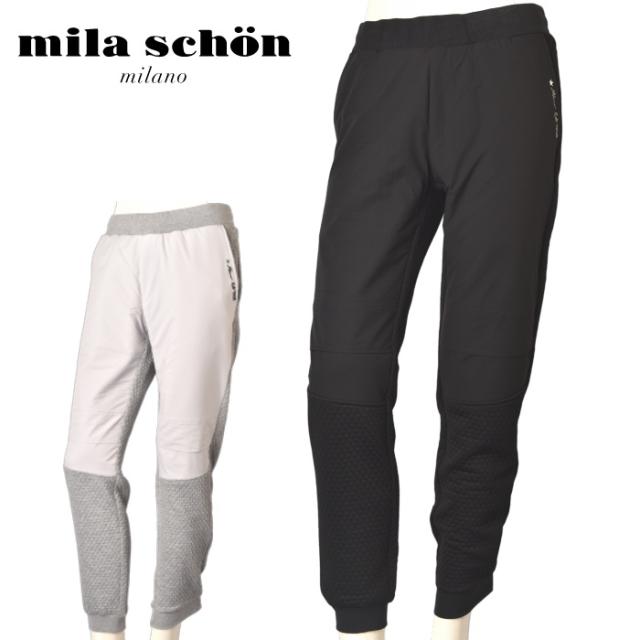 ミラショーン mila schon 2025秋冬新作 メンズ 異素材使いイージーパンツ 服
