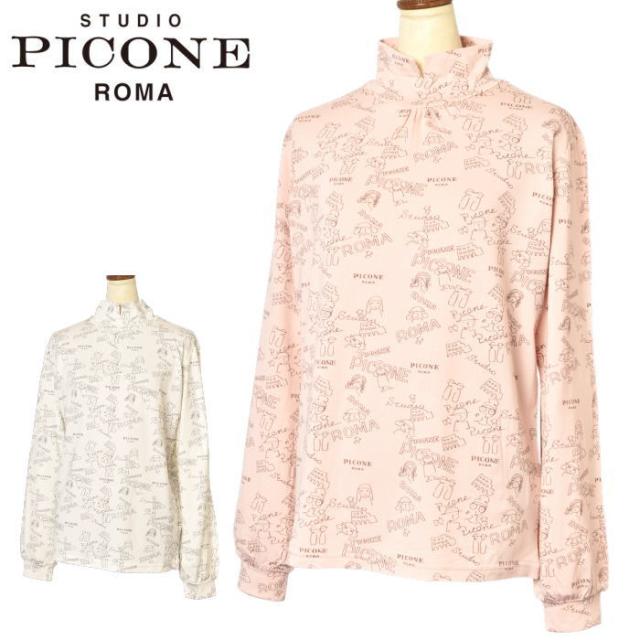 スタジオ ピッコーネ STUDIO PICONE ROMA 2025秋冬新作 レディース ハイネックプルオーバー ハイネックシャツ
