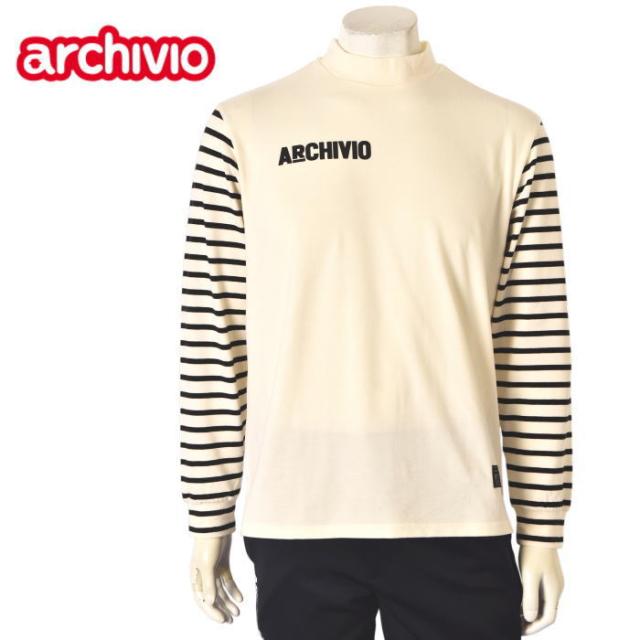 50％OFFセール！ アルチビオ archivio ゴルフ 2024秋冬新作 メンズ ハイネックプルオーバー モックネック 服 ゴルフウェア アウトレット