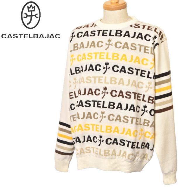 カステルバジャック スポーツ ゴルフ CASTELBAJAC 2025秋冬新作 メンズ クルーネックセーター 服 ゴルフウェア
