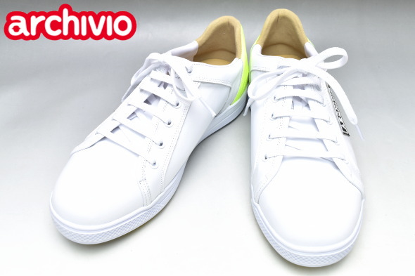 アルチビオ archivio ゴルフ 2023秋冬新作 メンズ 牛革 ゴルフシューズ