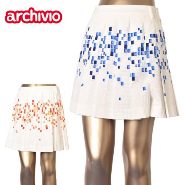 40％OFFセール！アルチビオ archivio ゴルフ 2025春夏新作 レディース プリーツスカート 服 ゴルフウェア アウトレット