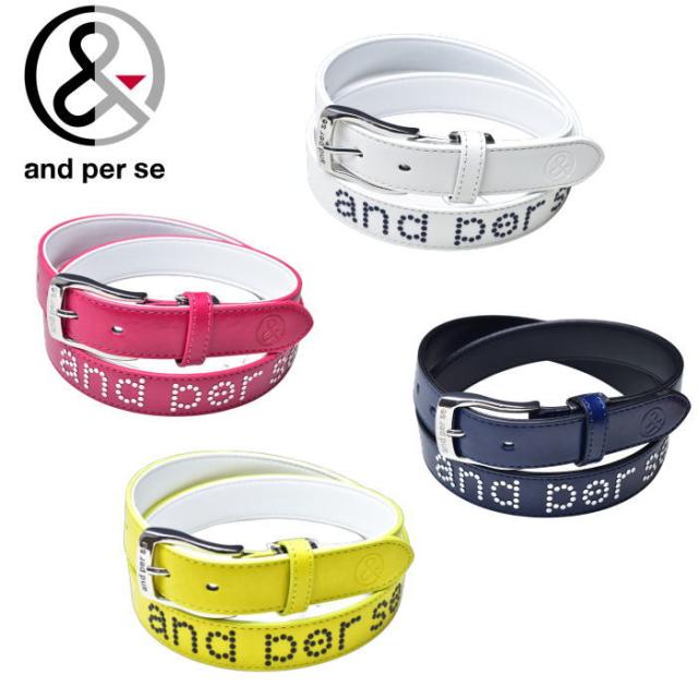 20％OFFセール！アンパスィ and per se ゴルフ 2025春夏新作 レディース ベルト アウトレット