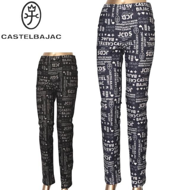 カステルバジャック スポーツ ゴルフ CASTELBAJAC 2025秋冬新作 レディース レギンスパンツ プリントパンツ 服 ゴルフウェア