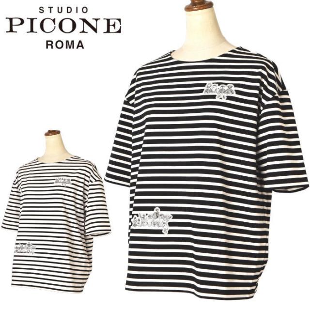 40％OFFセール！スタジオ ピッコーネ STUDIO PICONE ROMA 2025春夏新作 レディース プルオーバー カットソー アウトレット