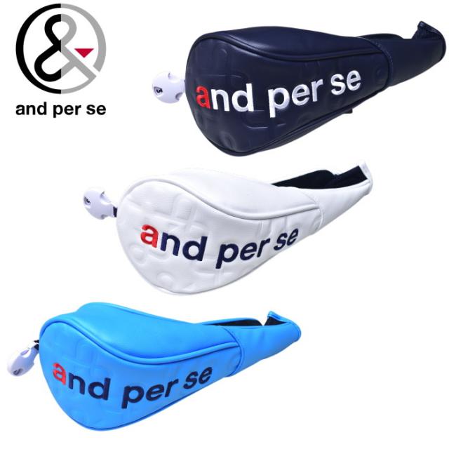 アンパスィ and per se ゴルフ 2025春夏新作 ユニセックス メンズ レディース フェアウェイウッドヘッドカバー