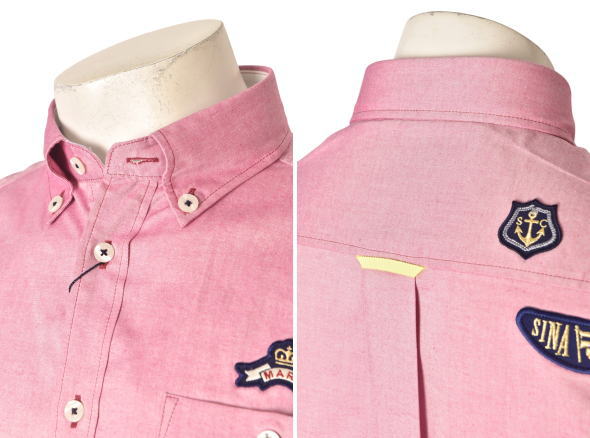 シナコバ SINACOVA 2025秋冬新作 メンズ 長袖ボタンダウンシャツ