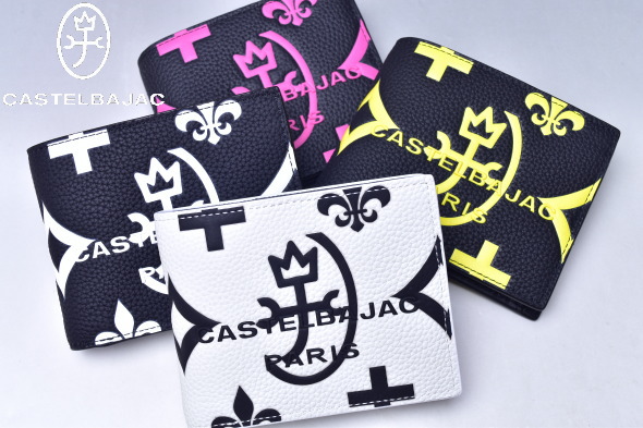 カステルバジャック CASTELBAJAC イケテイ クレア小物 牛革 二つ折り財布