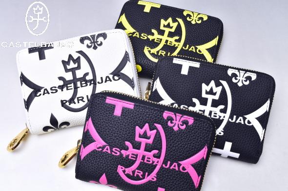 カステルバジャック CASTELBAJAC イケテイ クレア小物 牛革 コンパクトセミ長財布