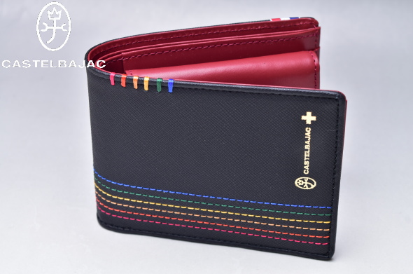 カステルバジャック CASTELBAJAC イケテイ シェスト小物 クリスマス限定色 二つ折り財布