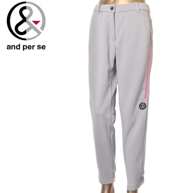 20％OFFセール！アンパスィ and per se ゴルフ 2025春夏新作 レディース パンツ 服 ゴルフウェア