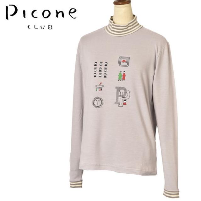 50％OFFセール！ピッコーネ クラブ PICONE CLUB ゴルフ 2024秋冬新作 レディース ハイネックプルオーバー モックネック 服 ゴルフウェア