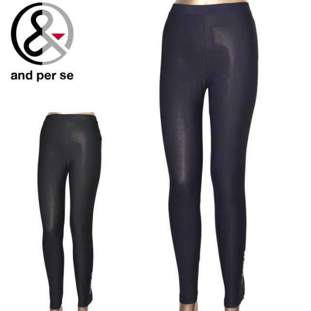 アンパスィ and per se ゴルフ 2025春夏新作 レディース レギンス 服 ゴルフウェア