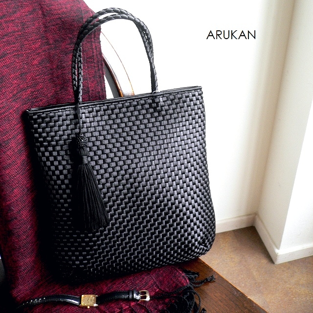 ARUKAN アルカン フォーマル バッグ サテン メッシュ ラフィナート 二本手提げ トート 5719-664（旧5718-687） 黒/クロ/ブラック