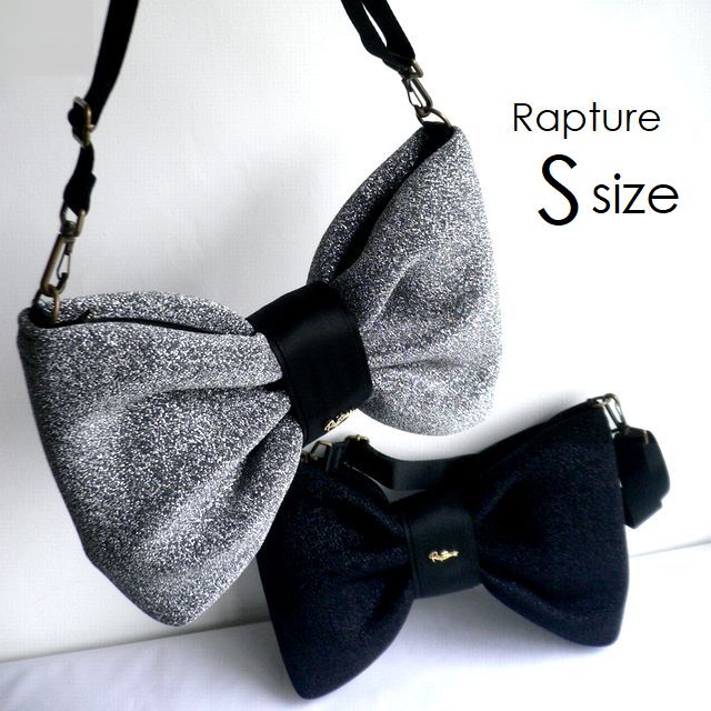RAPTURE ラプチャー バッグ メタリック ダイバー素材 ネオプレン リボン ボディバッグ ショルダー HD180MTS HD180S HD180SR ダークシルバー ブラック ピンク ストライプ