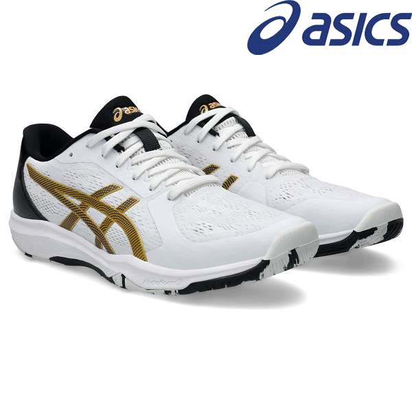 ◆◆ ＜アシックス＞ ASICS DYNAFEATHER 1073A064 (101：WHITE/BLACK) 卓球 シューズ 1073A064-101