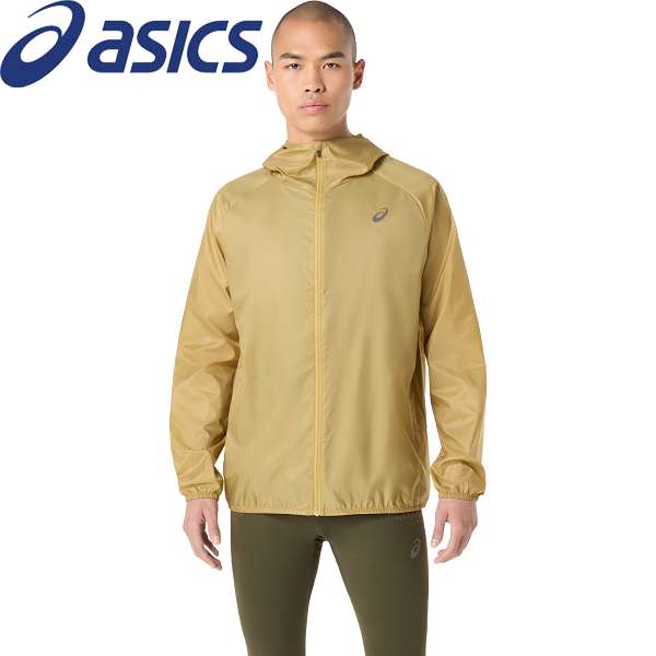 ◆◆ ＜アシックス＞ ASICS ランニングパッカブルライトジャケット 2011C889 (301：レモングラス) メンズ 2011C889-301