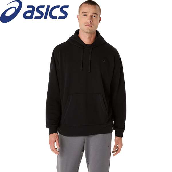 ◆◆ ＜アシックス＞ ASICS リラックスフィットフーディー 2031E699 (001：パフォーマンスブラック) メンズ スウェット 2031E699-001