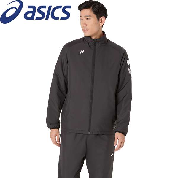 ◆◆ ＜アシックス＞ ASICS 中わたウインドブレーカージャケット 2031F178 (001：パフォーマンスブラック) メンズ 2031F178-001