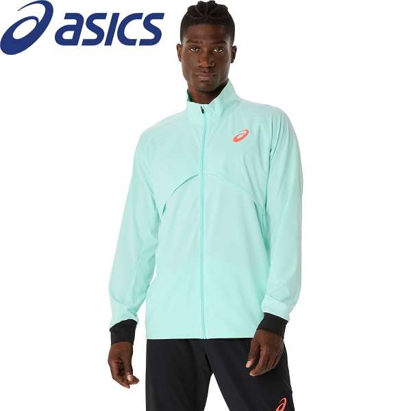 ◆◆ ＜アシックス＞ ASICS HYBRID STRETCH WOVEN JACKET 2091A752 (413：ILLUMINATE MINT) 2091A752-413