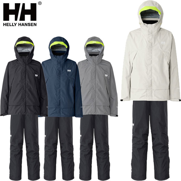 ◆◆ ＜ヘリーハンセン＞ HELLY HANSEN ヘリーレインスーツ ユニセックス 上下セット HH12510