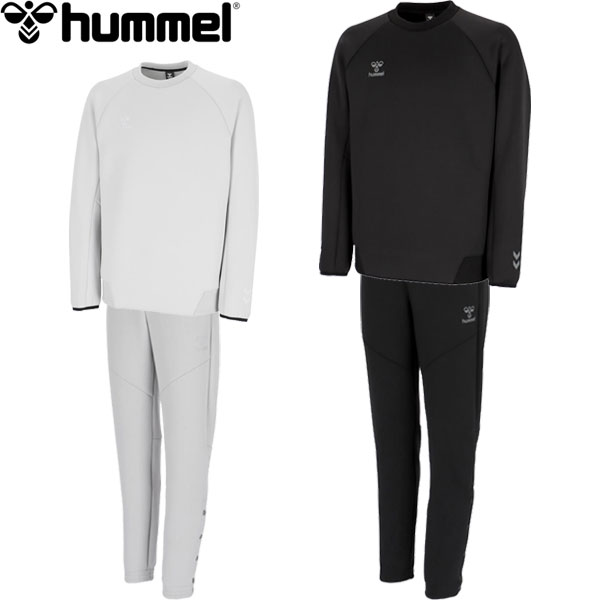 ◆◆ ＜ヒュンメル＞ hummel スウェットクルーネック＆スウェットパンツ メンズ 上下セット バスケットボール HAPB8025C-HAPB8025BP