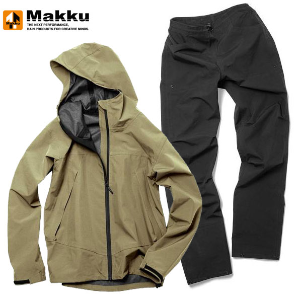 ◆◆ ＜マック＞ MAKKU スムーズレインスーツ 上下セット AS700 (BEIGE)