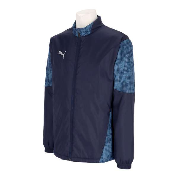 ◆◆ ＜プーマ＞ PUMA teamCUP パテッド ウーブン JKT 660402 (06) サッカー・フットサル