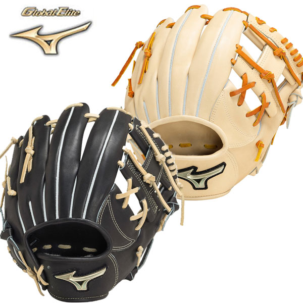 即納可★ 【MIZUNO】ミズノ 硬式用【グローバルエリート】Hselection SIGNA ScoreLink【内野手用／サイズ9】 1AJGH30503