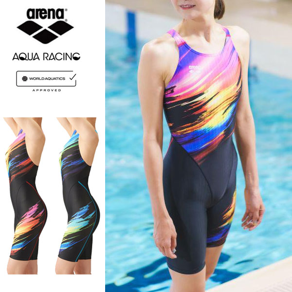 メール便発送 即納可☆【ARENA】アリーナ アクアレーシングワンピーススパッツ 競泳水着 ARN4060W