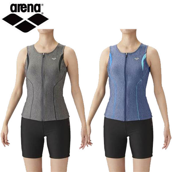 即納可★ 【ARENA】アリーナ す【すらっとセパ】大きめカラースナップ付きフルジップセパレーツ 差し込みフィットパッド LAR3241W