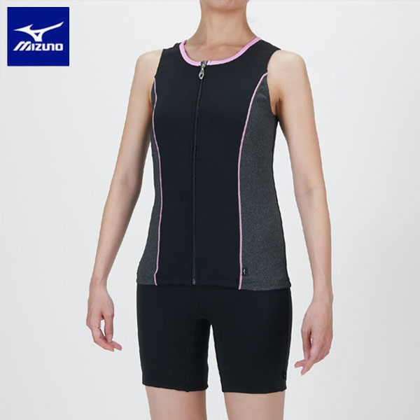 即納可★ 【MIZUNO】ミズノ アクアフィットネス用セパレーツ ボタン付 ウィメンズ N2JGC341 96