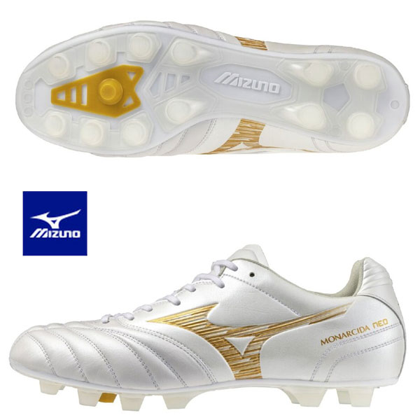 即納可★ 【MIZUNO】ミズノ モモナルシーダNEO III WIDE ELITE サッカー／フットボール スパイク ユニセックス P1GA2621 50