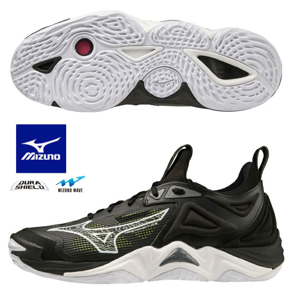 即納可☆【MIZUNO】ミズノ ウエーブモーメンタム3 ユニセックス バレーボールシューズ V1GA2312