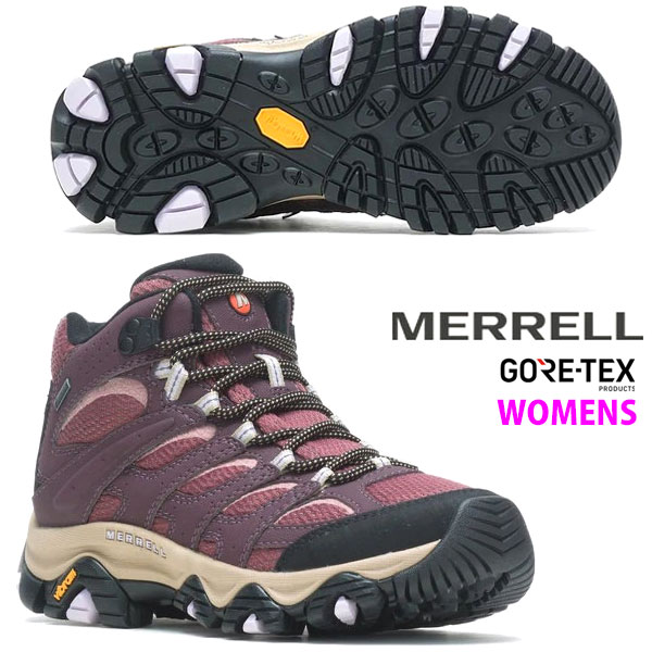 即納可★ 【MERRELL】メレル MOAB3 SYNTHETIC MID GTEX レディース アウトドア トレッキングシューズ W500184