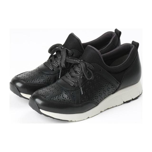 アシックス レストランスニーカー AO-24060 レディースシューズ 111 ブラックスムース AcureZ アキュアーズ シューズ（レディース）