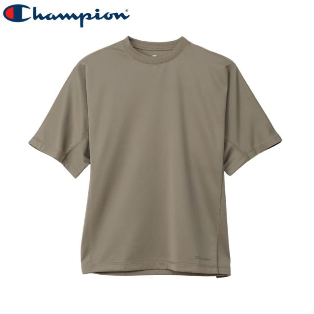 チャンピオン リカバリーウェア 半袖シャツ C3-CS390 655 オリーブ RECOVERY WEAR SHORT SLEEVE Champion 休養 抗疲労