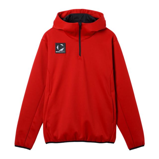 デサント バリアフリースジャケット ST5FSWT1M RD00 レッド DESCENTE トレーニング フィットネス スウェット フリース