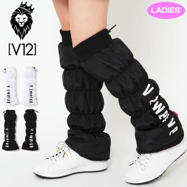 V12 ゴルフ 2025 レディース レッグウォーマー 中綿入り 裏面フリース VL LEG WARMER V122520-AC08 ヴィ・トゥエルヴ【新品】25FW 防寒 ゴルフウェア レディス V12 GOLF NOV1