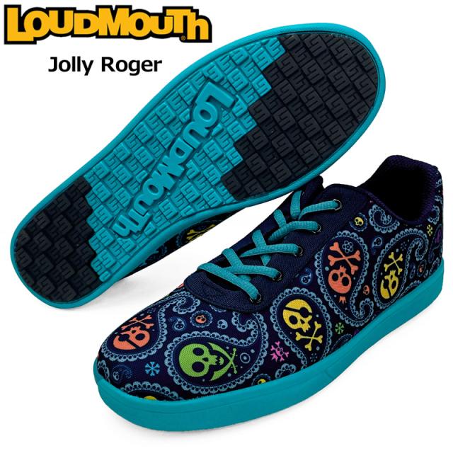 ラウドマウス ユニセックス スパイクレス ゴルフシューズ Jolly Roger ジョリーロジャー LM-GS0005 774964(026) 【日本規格】【新品】TCBR Loudmouth スニーカー メンズ レディース MAY1