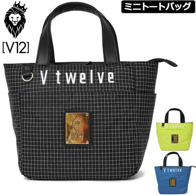 V12 ゴルフ ヴィ・トゥエルヴ ミニトートバッグ VT RIP CART BAG V122320-BG02 【新品】SCBR カートバッグ ロゴ V12GOLF AUG1