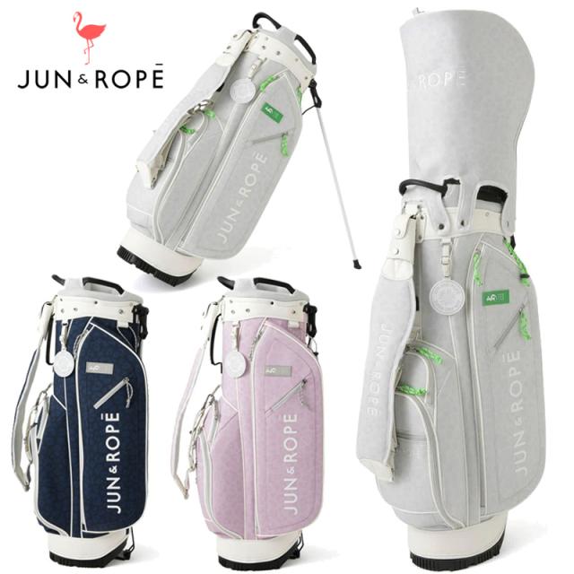 JUN＆ROPE 2025 9型 スタンド式 キャディバッグ アニマルプリント ERX15000 【新品】25SS ジュンアンドロペ ジュンロペ スタンドバッグ キャディーバッグ キャディーバック MAR1