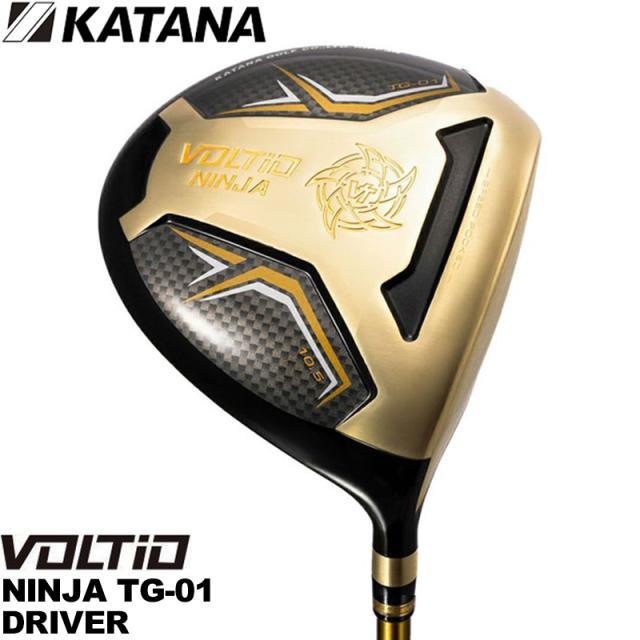 KATANA カタナ VOLTIO NINJA TG-01 ドライバー TOUR AD VJ-5装着【新品】ボルティオ ヴォルティオ D 1W DR メンズ レディース シニア