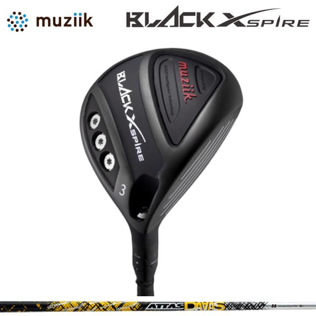 ムジーク ブラック エクスパイヤー 可変式 フェアウェイウッド UST Mamiya ATTAS DAAAS 装着 アッタス ダース マミヤ 【カスタム】【新品】 Muziik On The Screw BLACK XSPIRE シャフト GOLF