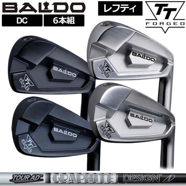 バルド レフティ 2024 TT FORGED アイアン DC 6本組(＃5-P) グラファイトデザイン TourAD AD-105/115 装着 【カスタム】【新品】 BALDO フォージド セット ゴルフ クラブ TOUR SATIN BLACK